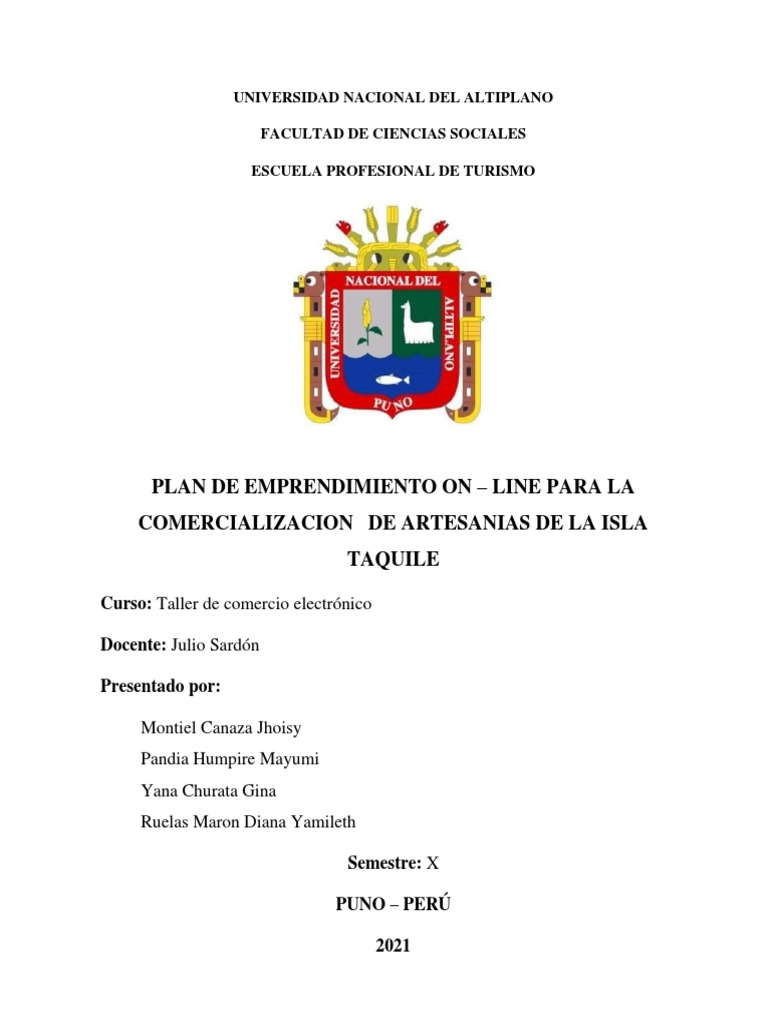 Plan de Emprendimiento (Diana Ruelas) | PDF | Marketing | Comercio ...