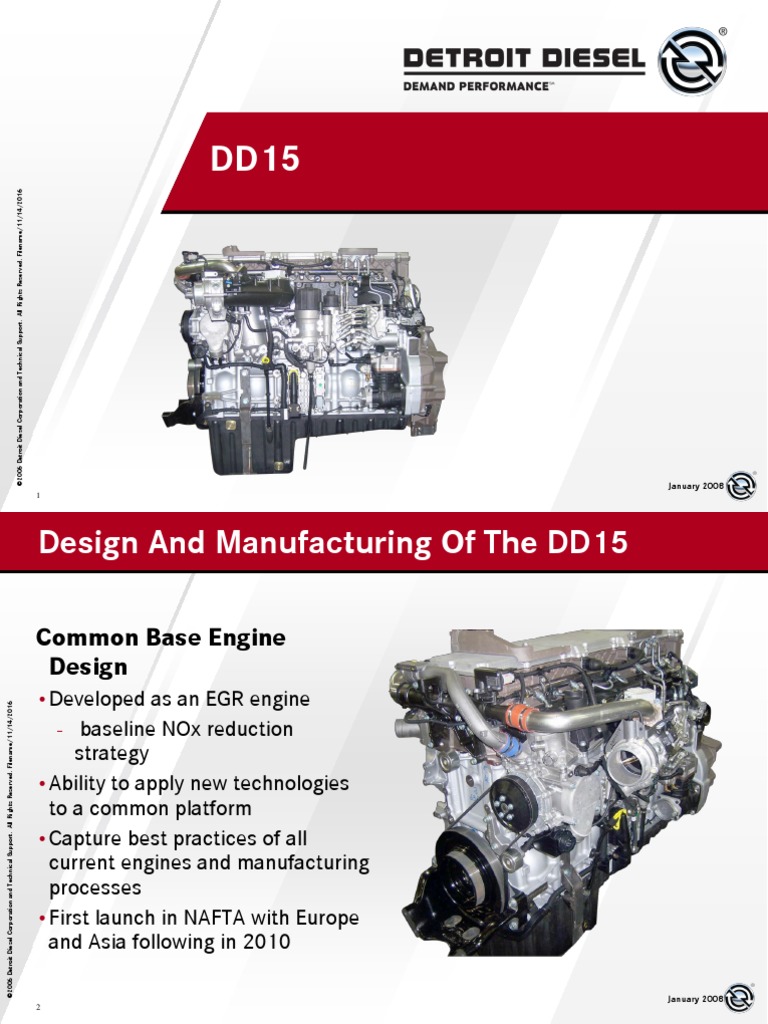 DD15 Mexico | PDF | Diesel Engine | Pump