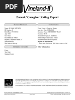 Example VINELAND-3 | PDF | Interpersonal Communication | Mental Health