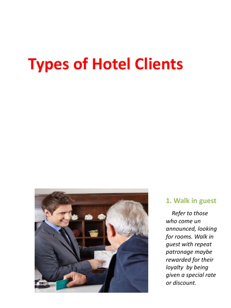 Types of Hotel Clients | PDF