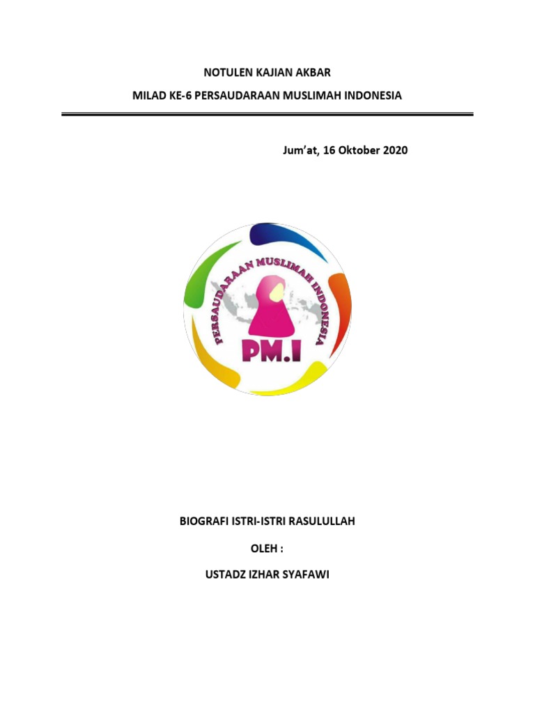 Biografi Istri-Istri Rasulullah | PDF