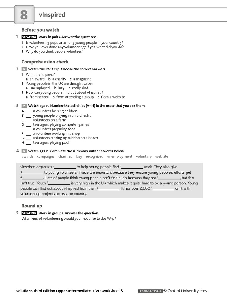 Vinspired: Before You Watch | PDF | Volunteering | Human Nature