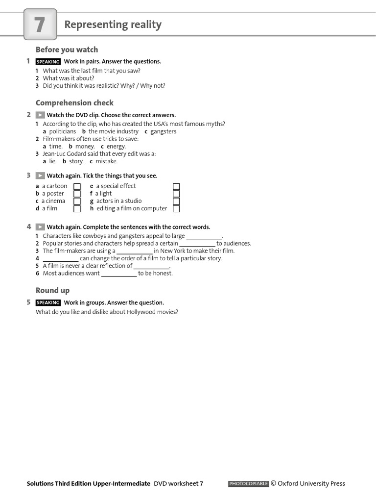 Unit 7 Representing Reality | PDF | Filmmaking