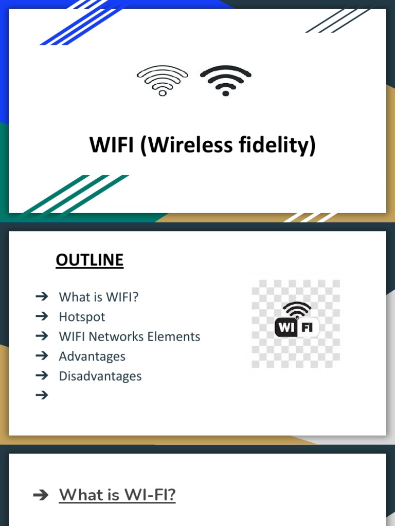 WIFI (Wireless Fidelity) | PDF | Wi Fi | Wireless Lan