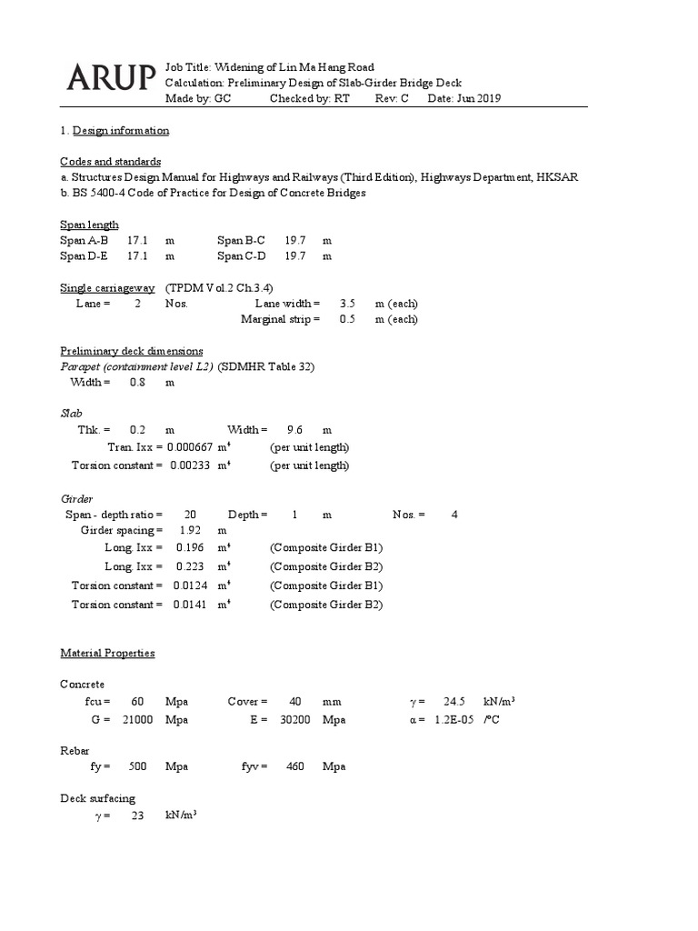 Deck Design Calculation - R1 20210627 | PDF | Building Engineering ...