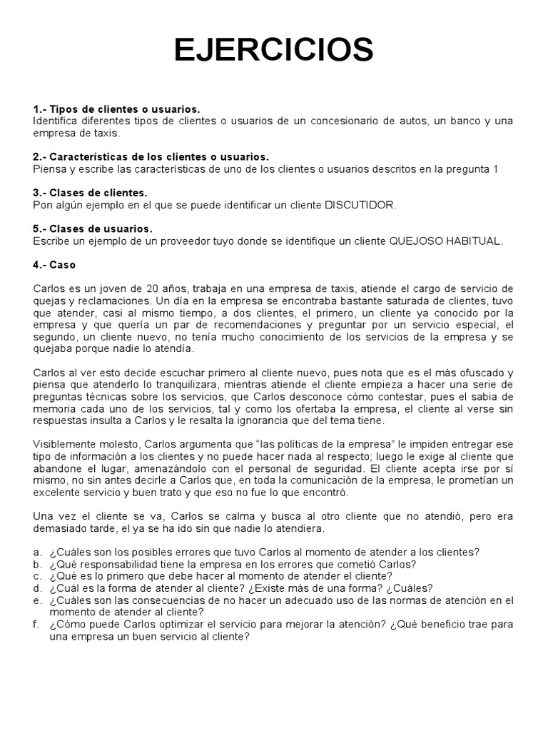 Actividad Tema Clase Clientes 1 | PDF | Cliente | Marca