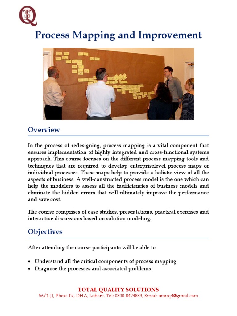 Process Mapping and Improvement | PDF | Business Process | Systems Science