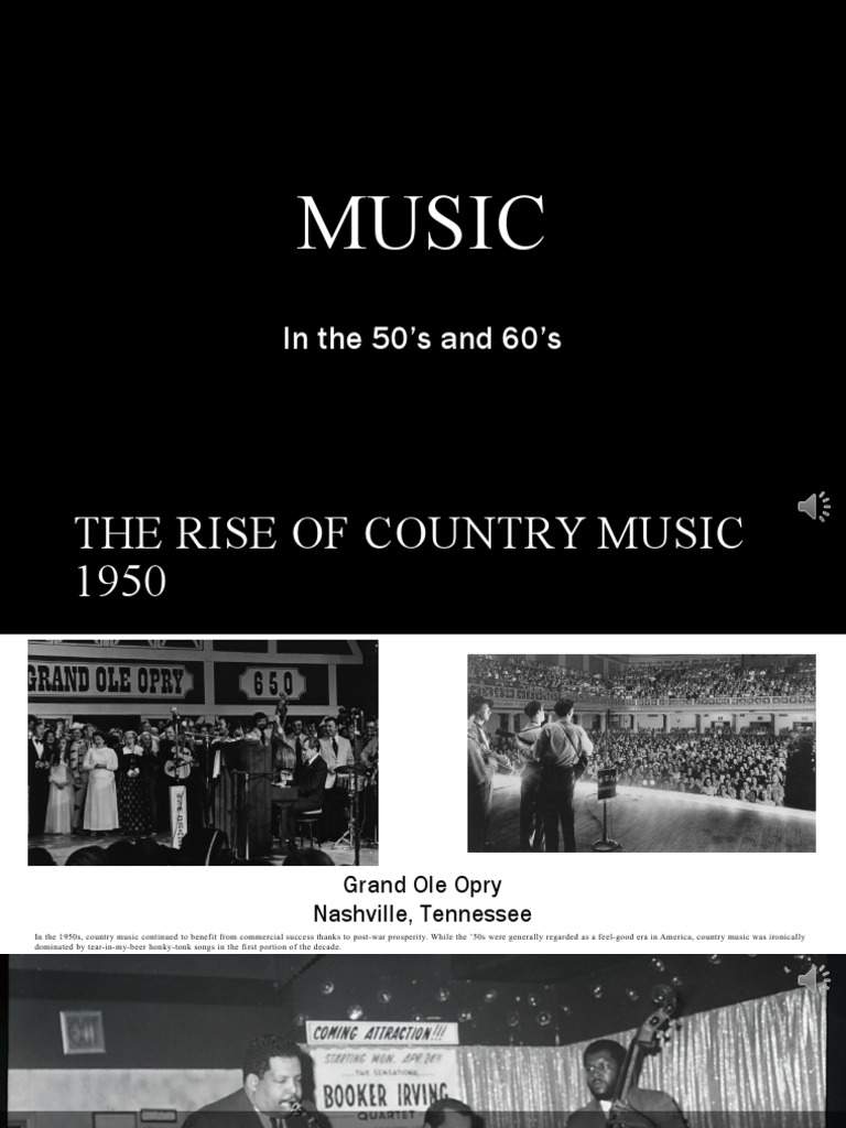 50s and 60s Music - History | PDF