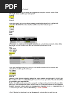 Practical Subnetting Solutions | PDF | Ip Address | Communications Protocols