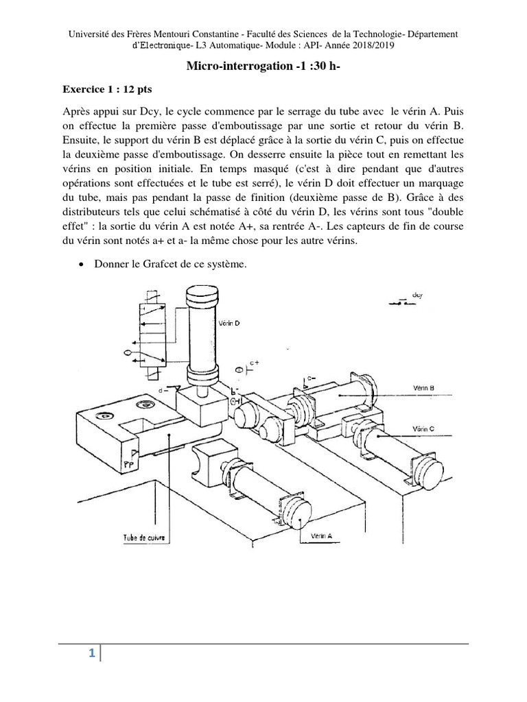Micro-Intérrogation API 2019 | PDF | Science | Science et technologie