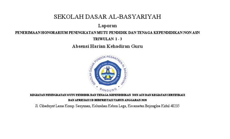 Cover Absen Kehadiran Landscape | PDF | Ilmu Sosial | Kesehatan Holistik