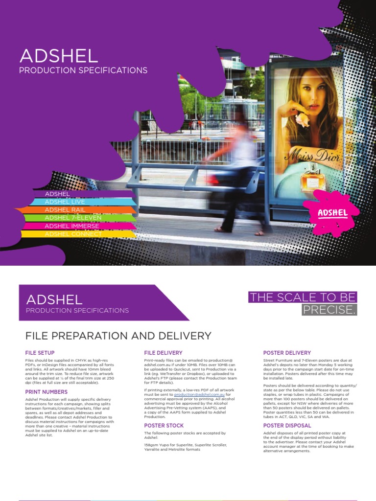 7 Adshel-All-Product-Specs-2016 | PDF | Adobe Flash | Poster