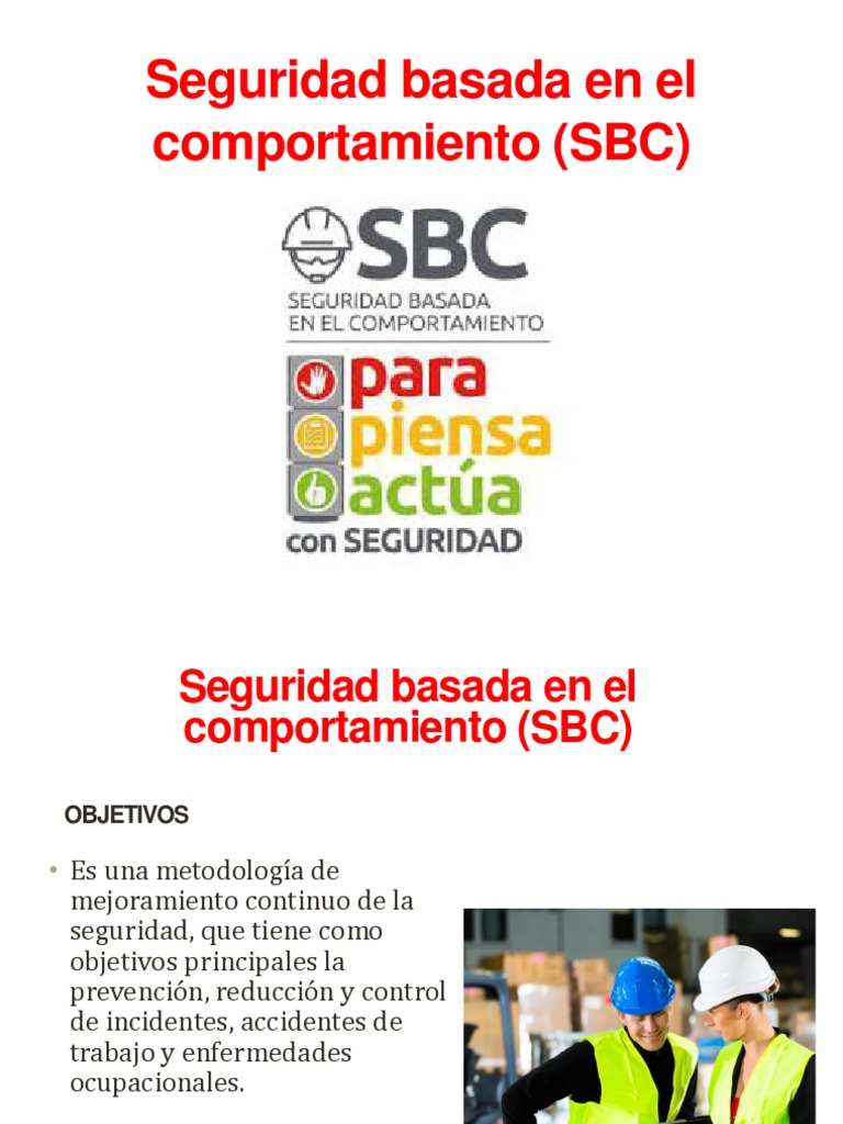 Implementación de un programa de seguridad basada en el comportamiento ...