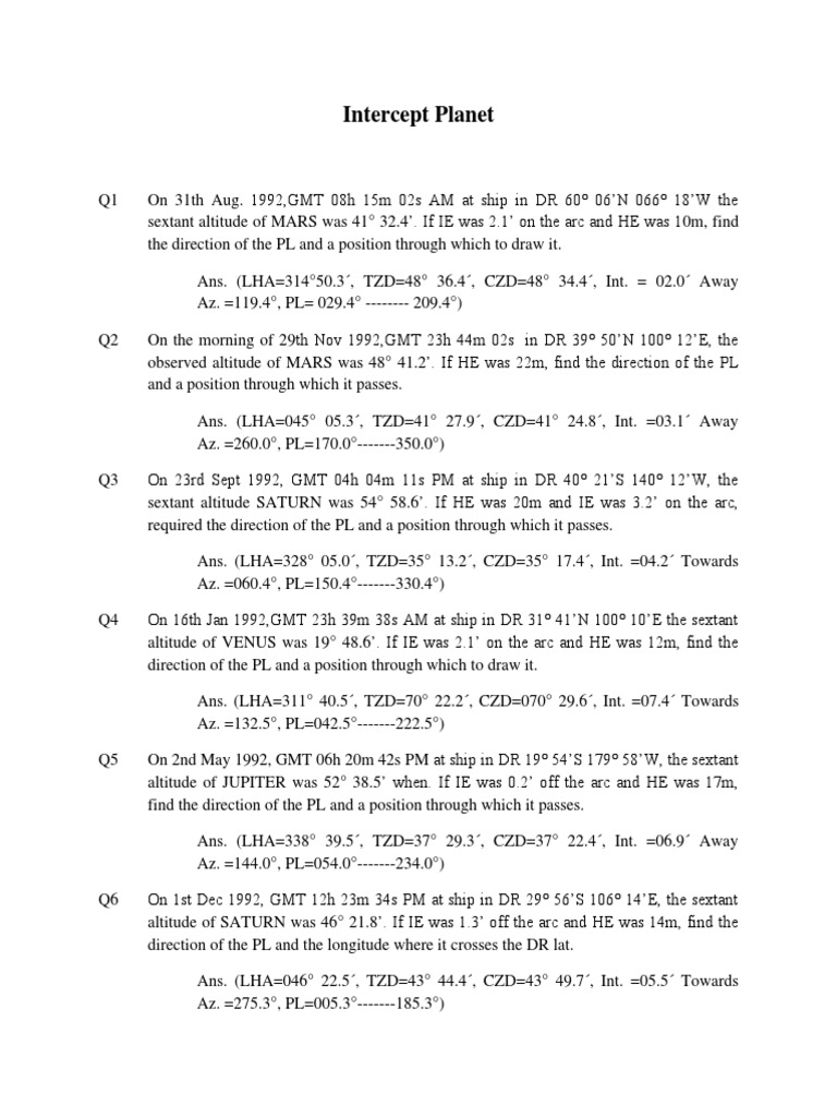 Intercept PLANET | PDF | Water Transport | Scientific Observation