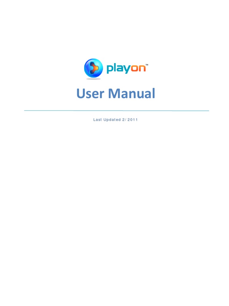 User Manual: Last Updated 2/2011 | PDF