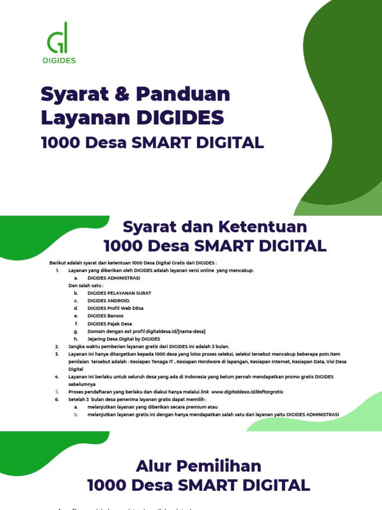 Syarat Dan Ketentuan Digides Gratis | PDF