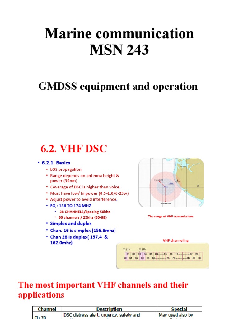 2 - GMDSS Equipment and Operation | PDF | Radio | Information And Communications Technology