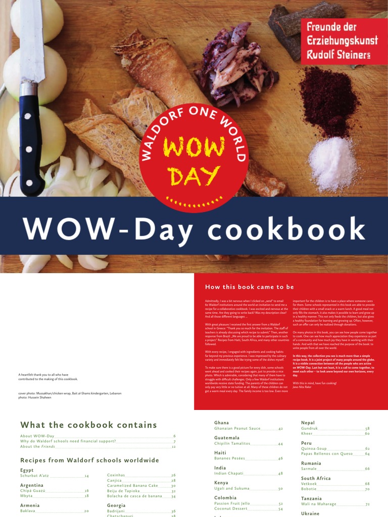 WOW-Day Cookbook Web | PDF | Cakes | Dough