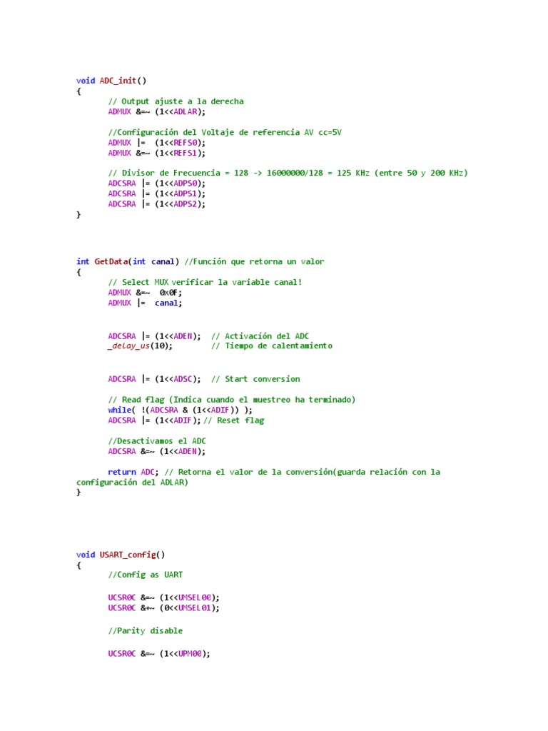 Admux Adlar: ADC - Init | PDF | Electrical Engineering | Electronics