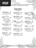Menu Ecuaviche | PDF | Mariscos | Mariscos