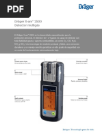 Detector Multigas Dräger X-am 5600 | PDF | Sensor | Agua