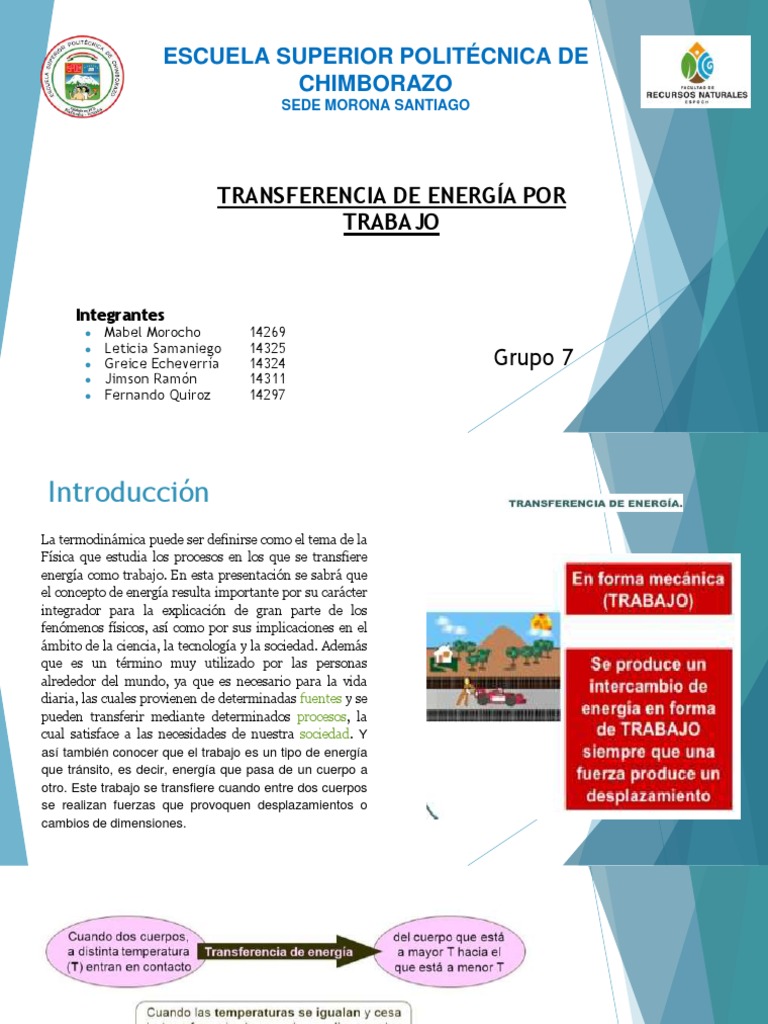 Grupo - 7 Transferencia de Energía Por Trabajo | PDF | Fricción | Masa