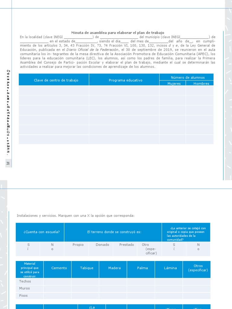 Cuaderno para Uso de La Mesa Directiva de La Apec 5 PDF Free | PDF | Salón de clases ...