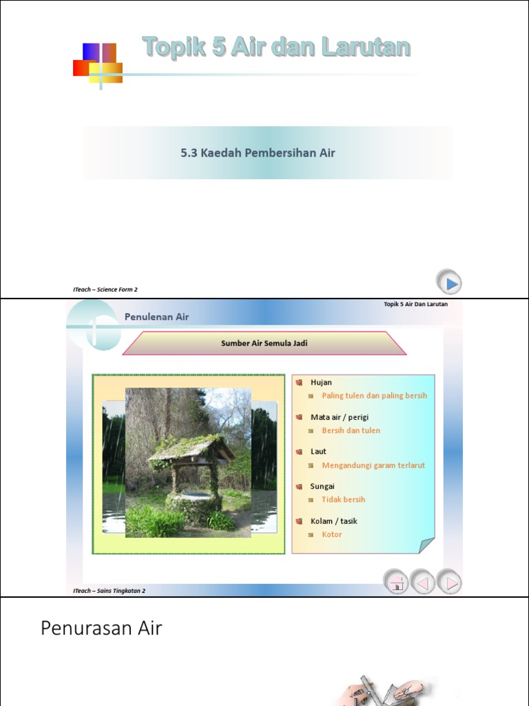 Kaedah Pembersihan Air | PDF