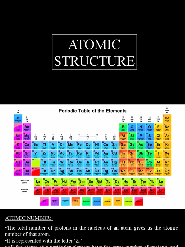 Atomic 3 | PDF | Atoms | Chemical Elements