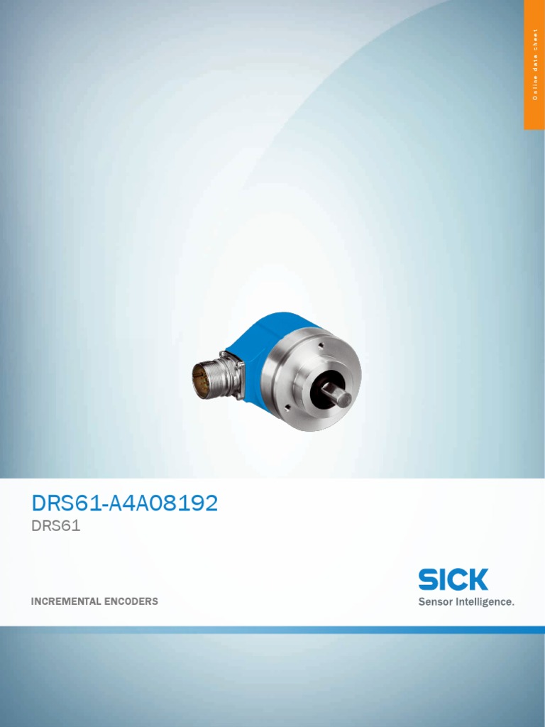 Datasheet DRS61-A4A08192 1034985 en | PDF | Manufactured Goods ...