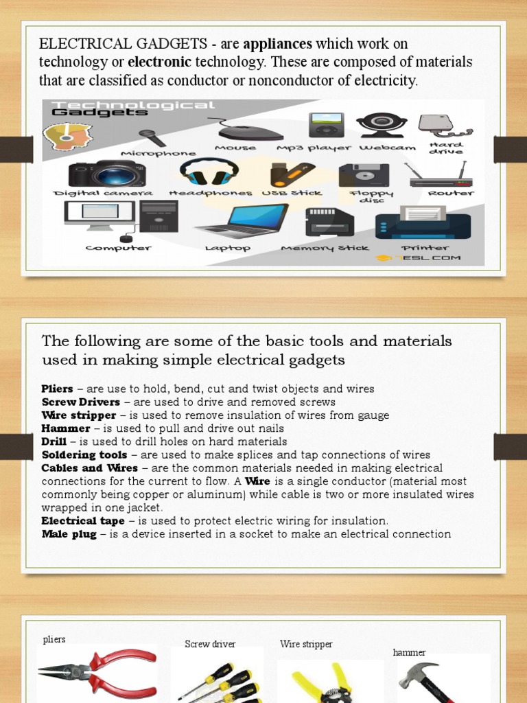Electrical Gadgets | PDF | Electrical Connector | Equipment