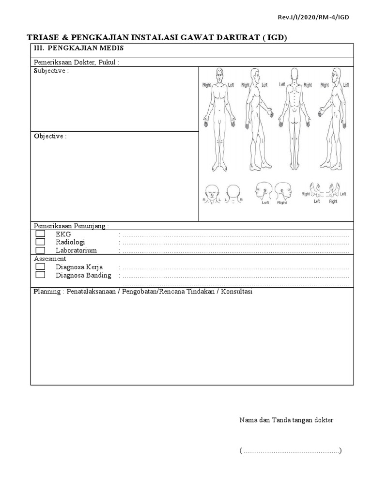 RM 4 Triase & Pengkajian Instalasi Gawat Darurat (Igd) | PDF