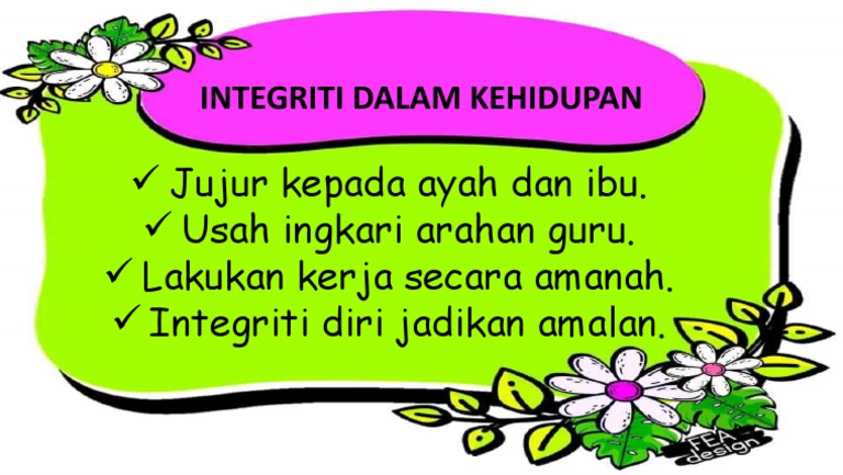 Tema Integriti | PDF