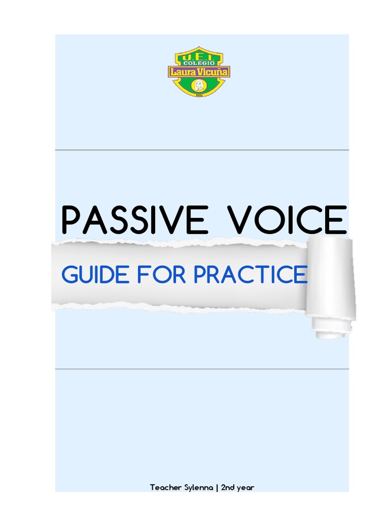 Passive Voice: Guide For Practice | PDF