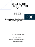 ELA - ALBOR Examen Articulacion OK | PDF | Artes del Lenguaje y ...