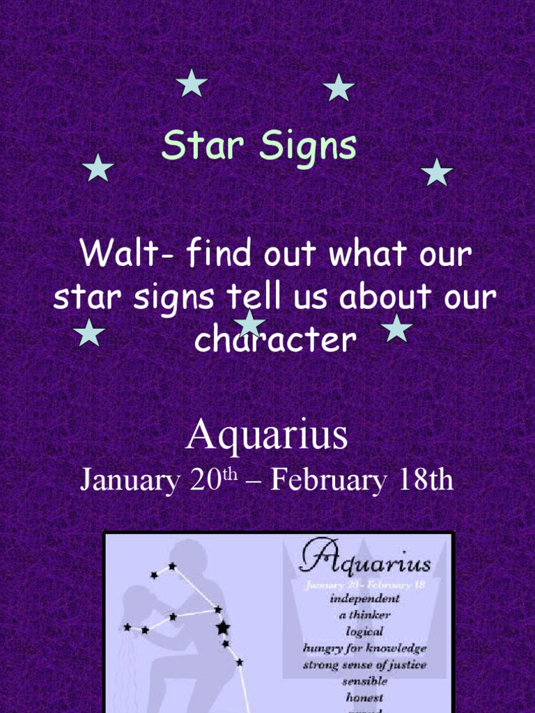 Star Signs | PDF