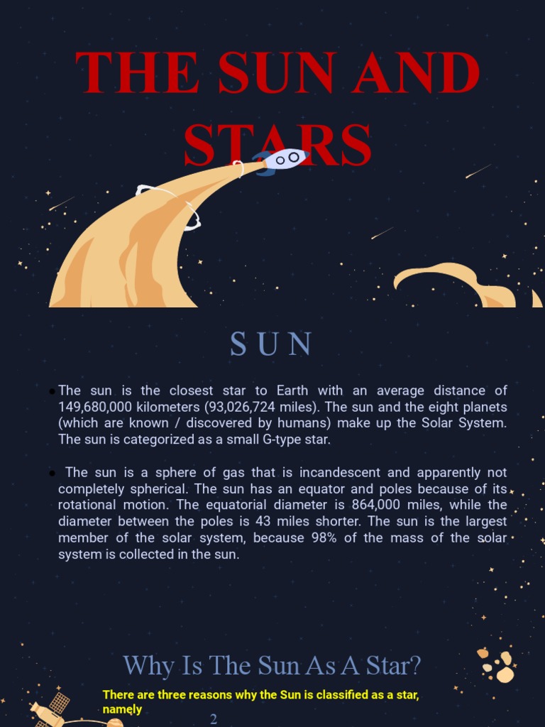 The Sun and Star | PDF | Sun | Stars