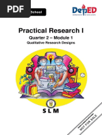 Practical Research 1 - Quarter 1 - Module 2 - Qualitative Research and ...