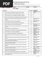 Pre-Joining Familiarization Check List | PDF