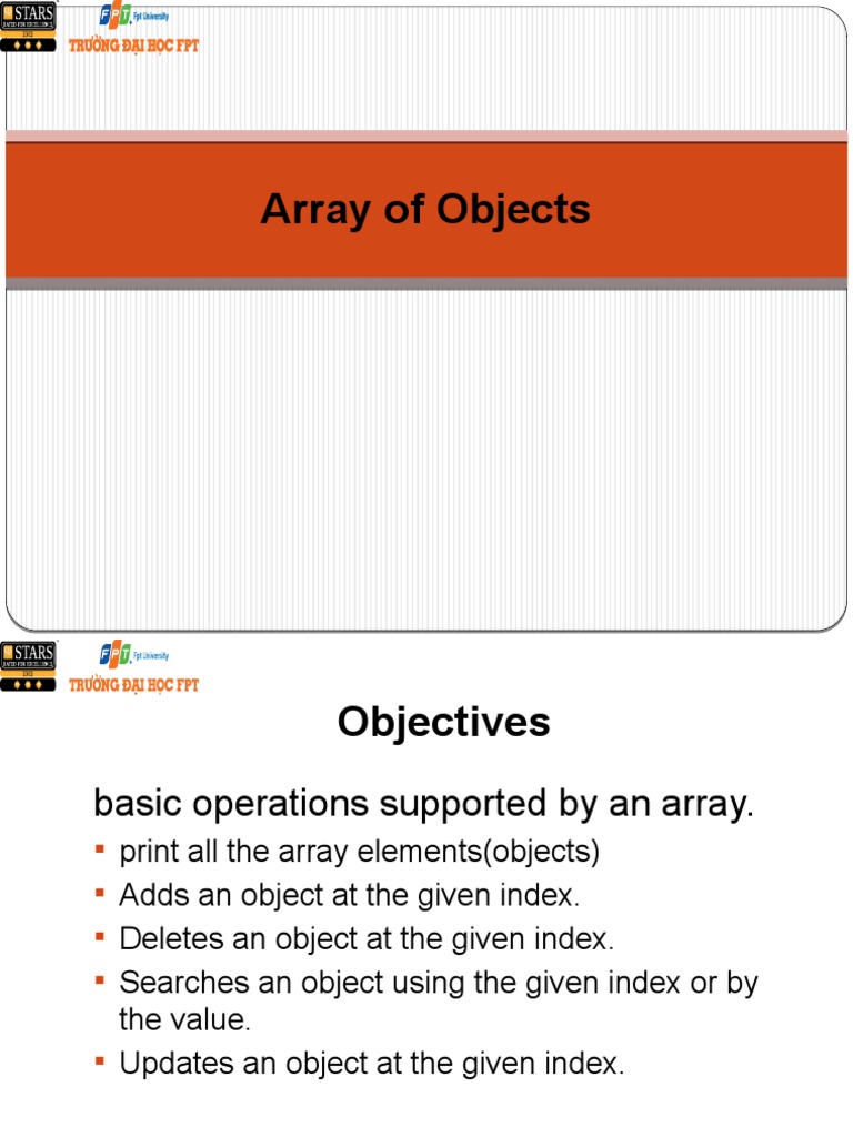 06a Arrayofobjects Download Free Pdf Boolean Data Type Array Data Structure