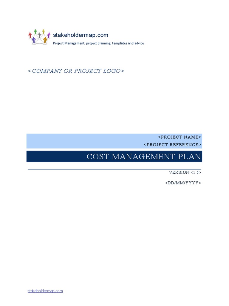 Cost Management Plan | PDF | Project Management | Software