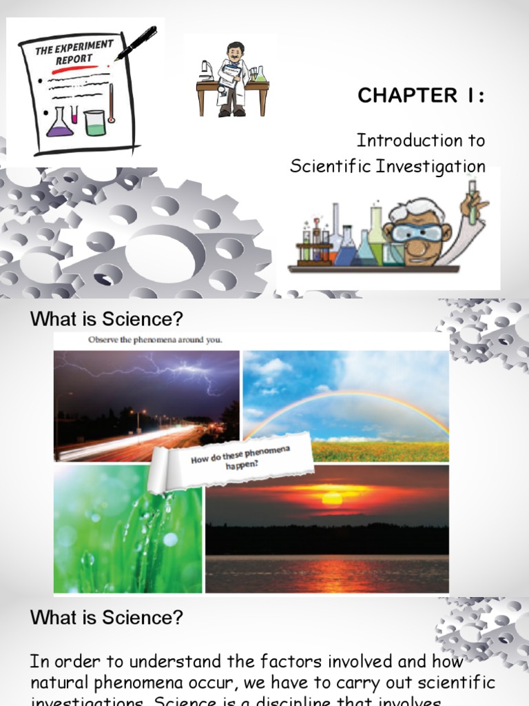 Introduction To Scientific Investigation | PDF | Experiment | Laboratories