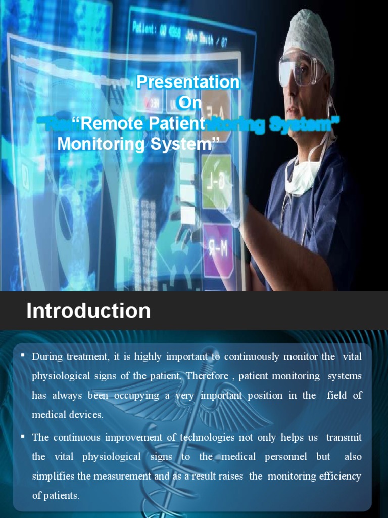 Presentation On "Remote Patient Monitoring System" | PDF | Monitoring ...