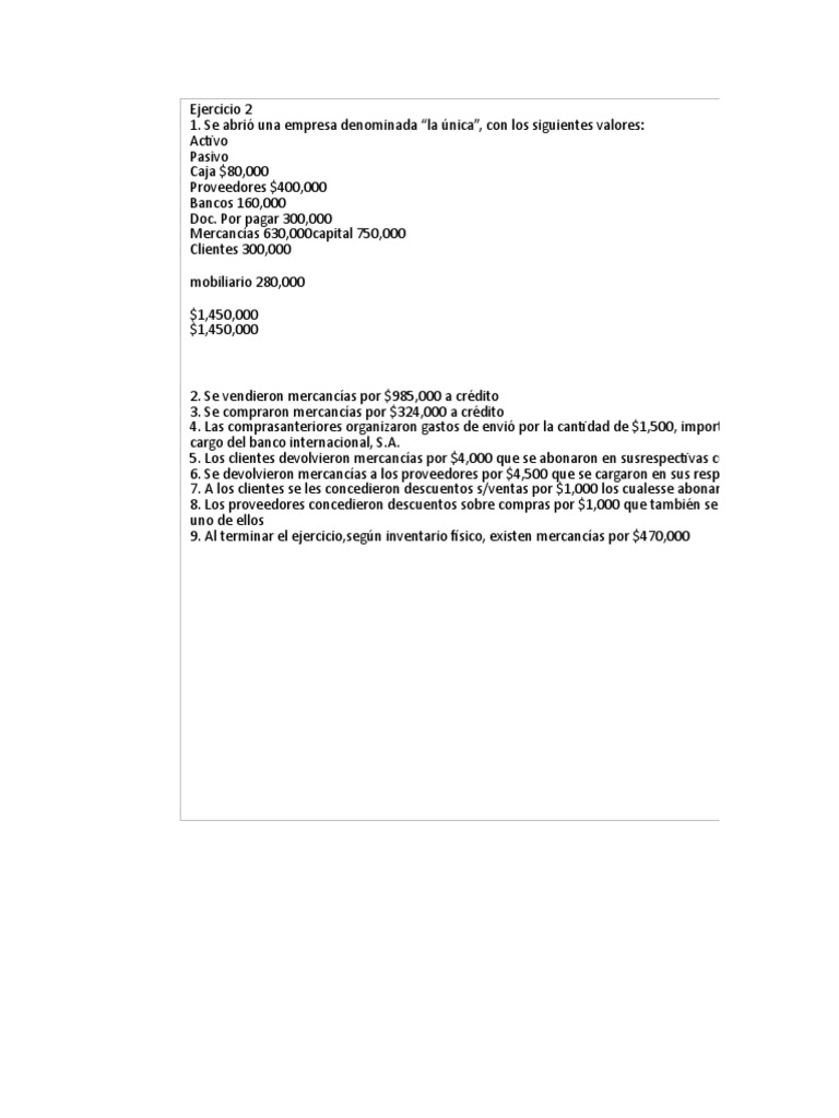 Ejercicio 2 | PDF | Servicios financieros | Economias