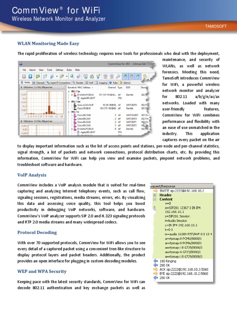 Wireless Network Monitor and Analyzer: WLAN Monitoring Made Easy | PDF ...