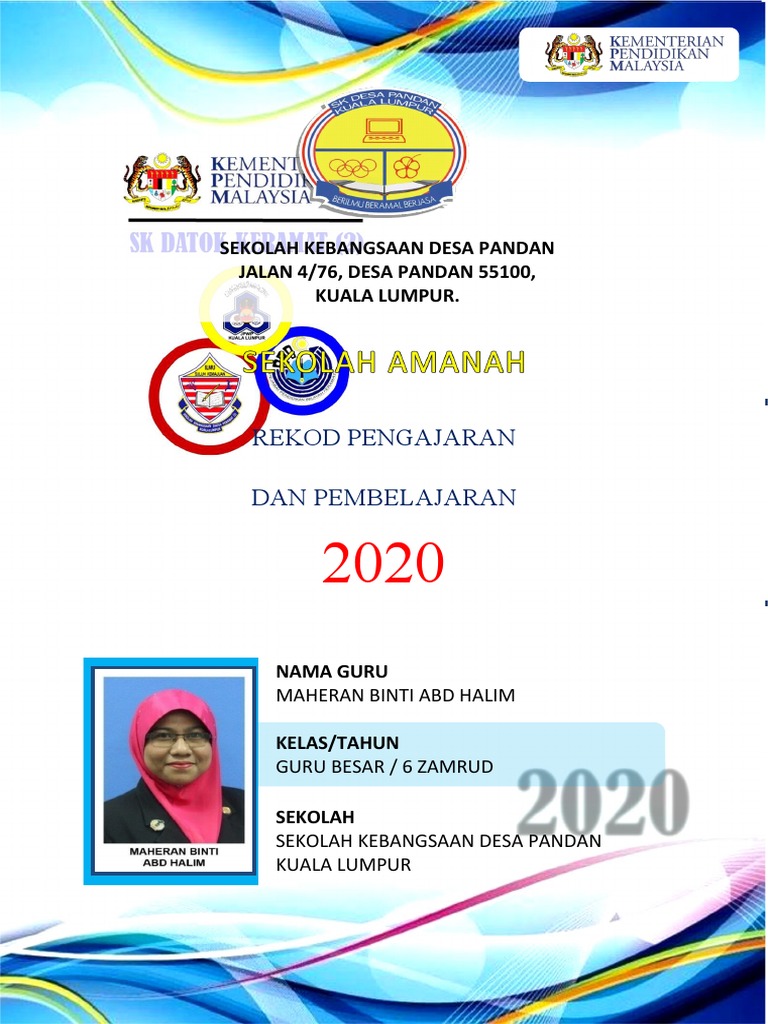 Kulit Hadapan Fail RPP 2020 | PDF