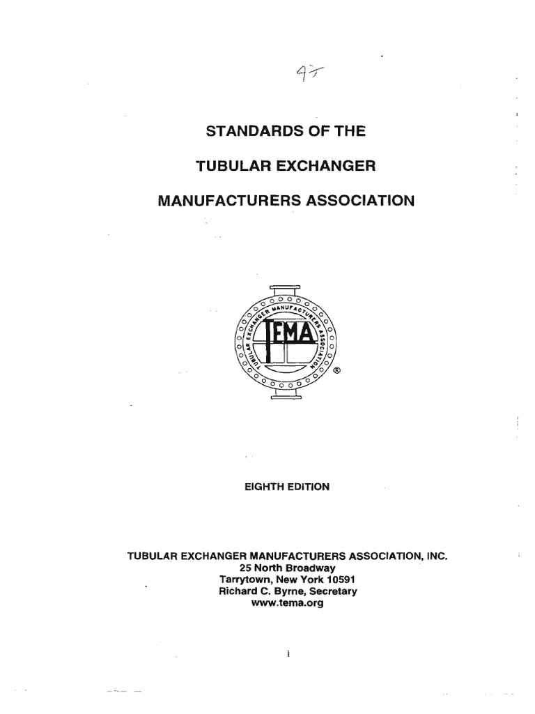 Tubular Exchanger Standards Guide | PDF