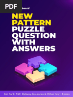 50 Sets of Puzzles For Bank Exams Print (Eng) - by Smartkeeda | PDF | Color