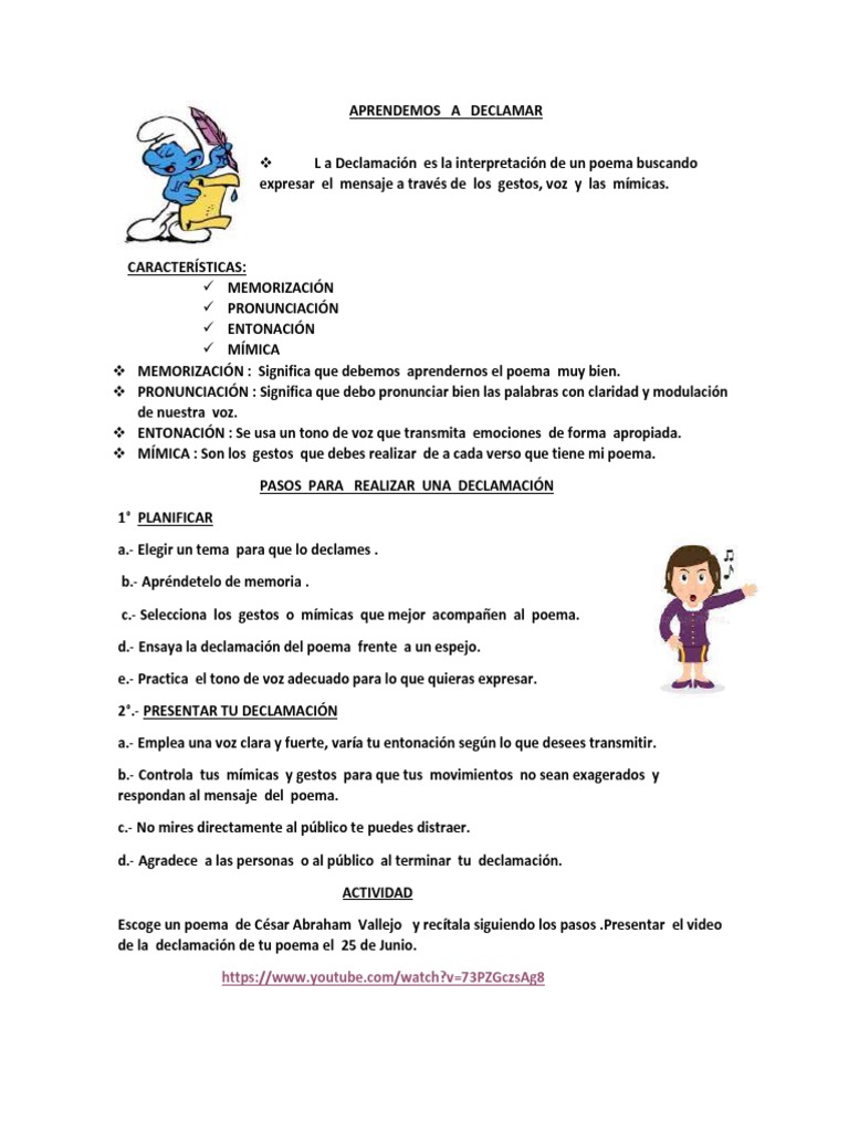 Aprendemos A Declamar | PDF