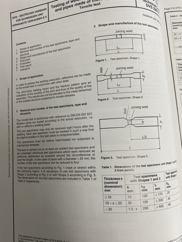 Tensile Test Procedure | PDF